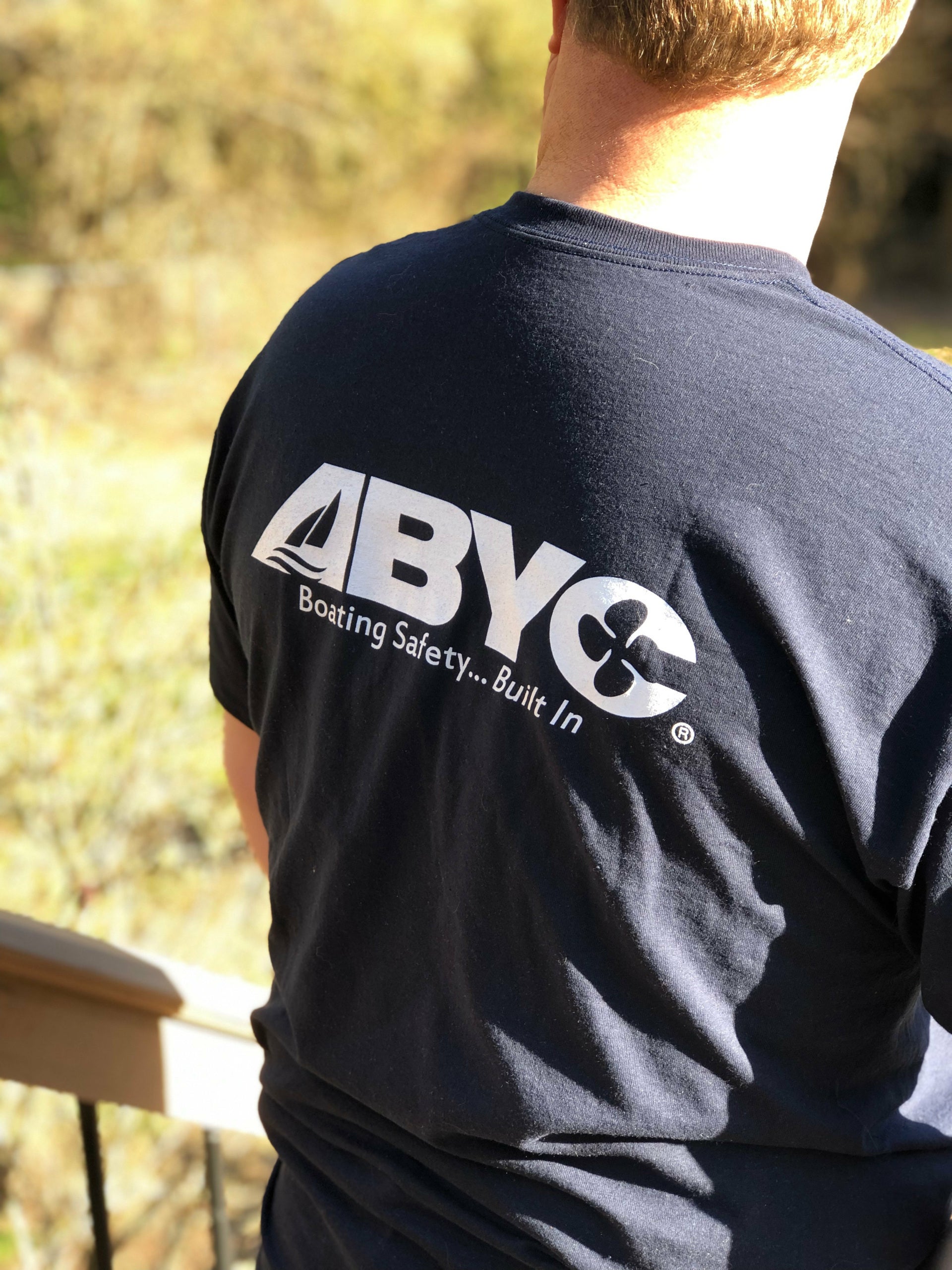 ABYC T-Shirt-Navy Blue- Screenprint | Fern House Embroidery