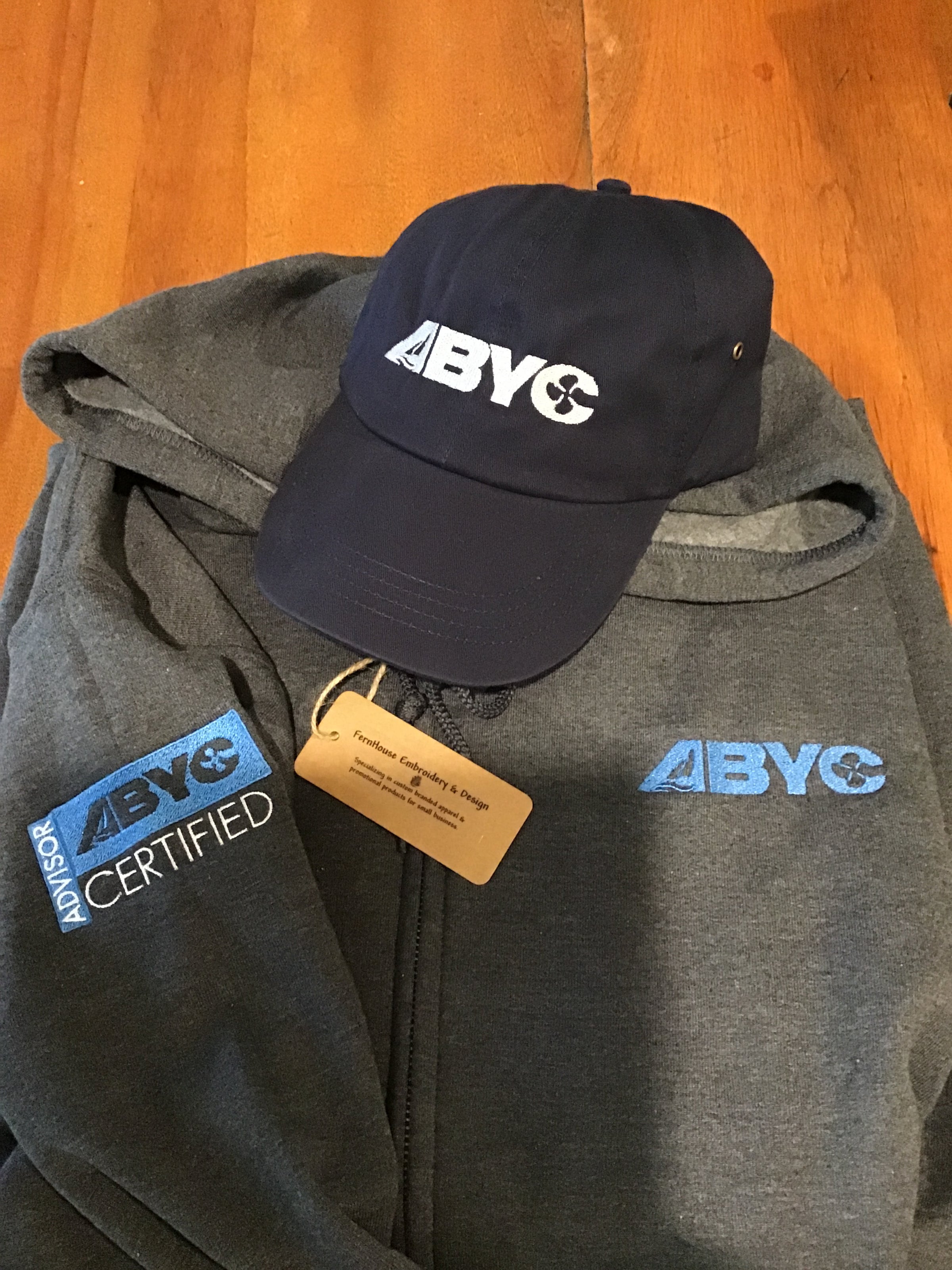 ABYC Certified Tech or Advisor Men’s Full Zip Hoodie- Dark Heather ...
